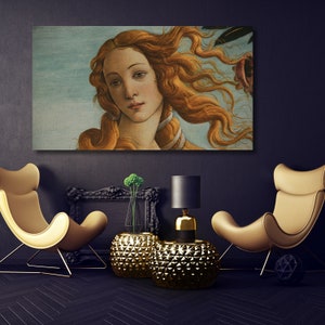 Sandro Botticelli the Birth of Venus (1485) Canvas Gallery Exhibition ...