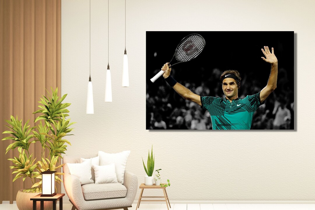 Roger Federer Poster Canvas ,roger Federer Print on Canvas,federer ...