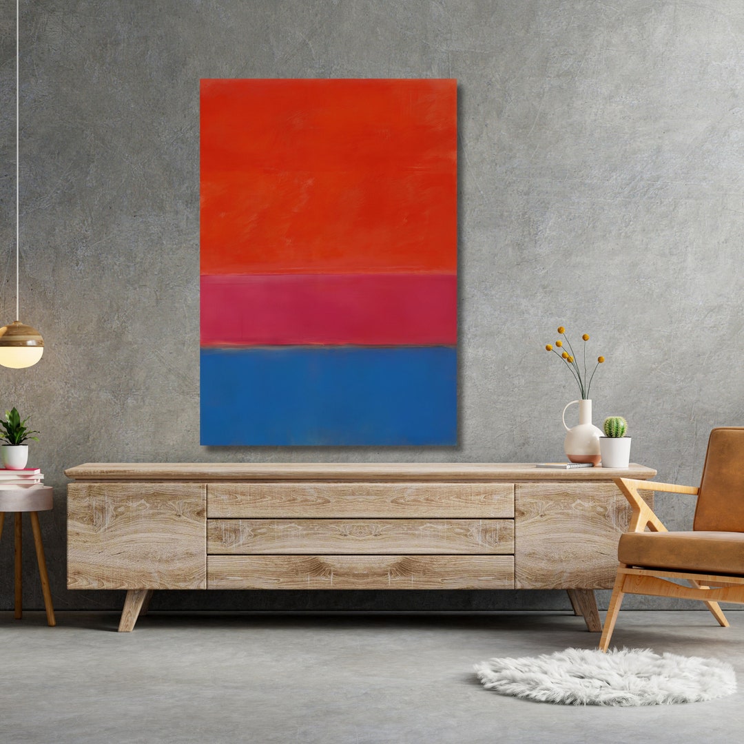Mark Rothko Canvas Wall Art Birthday Gift Idea Museum Poster Minimalism ...