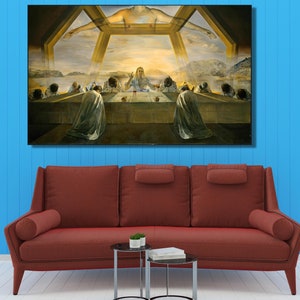 Salvador Dali Exhibition Canvas Wall Art L'ultima Cena Fine Art Print ...