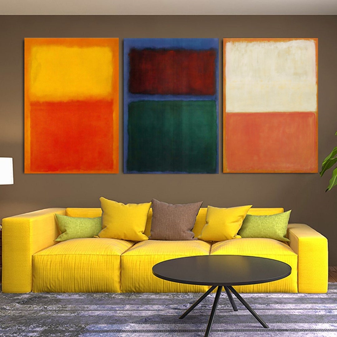 Mark Rothko Reproduction Canvas Wall Art Print,modern Wall Art,rothko ...