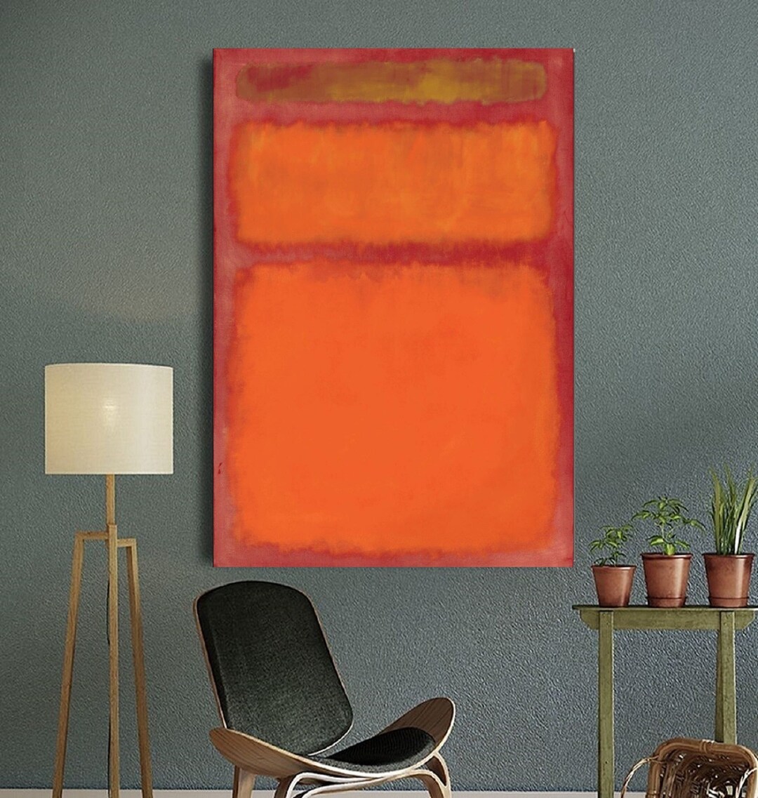 Mark Rothko Reproduction Orange Red Yellow Mark Rothko Painting,rothko ...