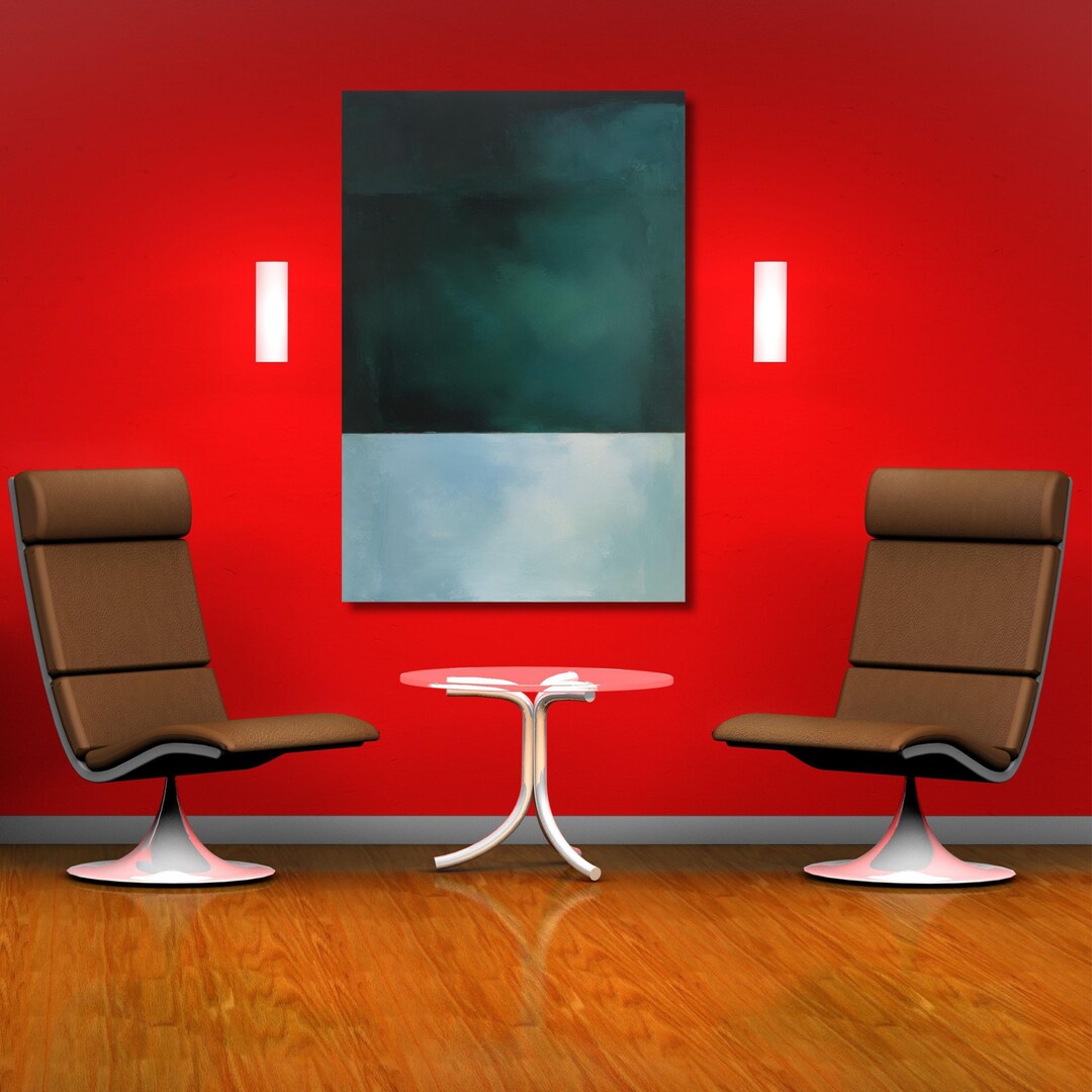 Rothko Extra Large Canvas Wall Art Blue Rothko Canvas Wall Art Abstract ...