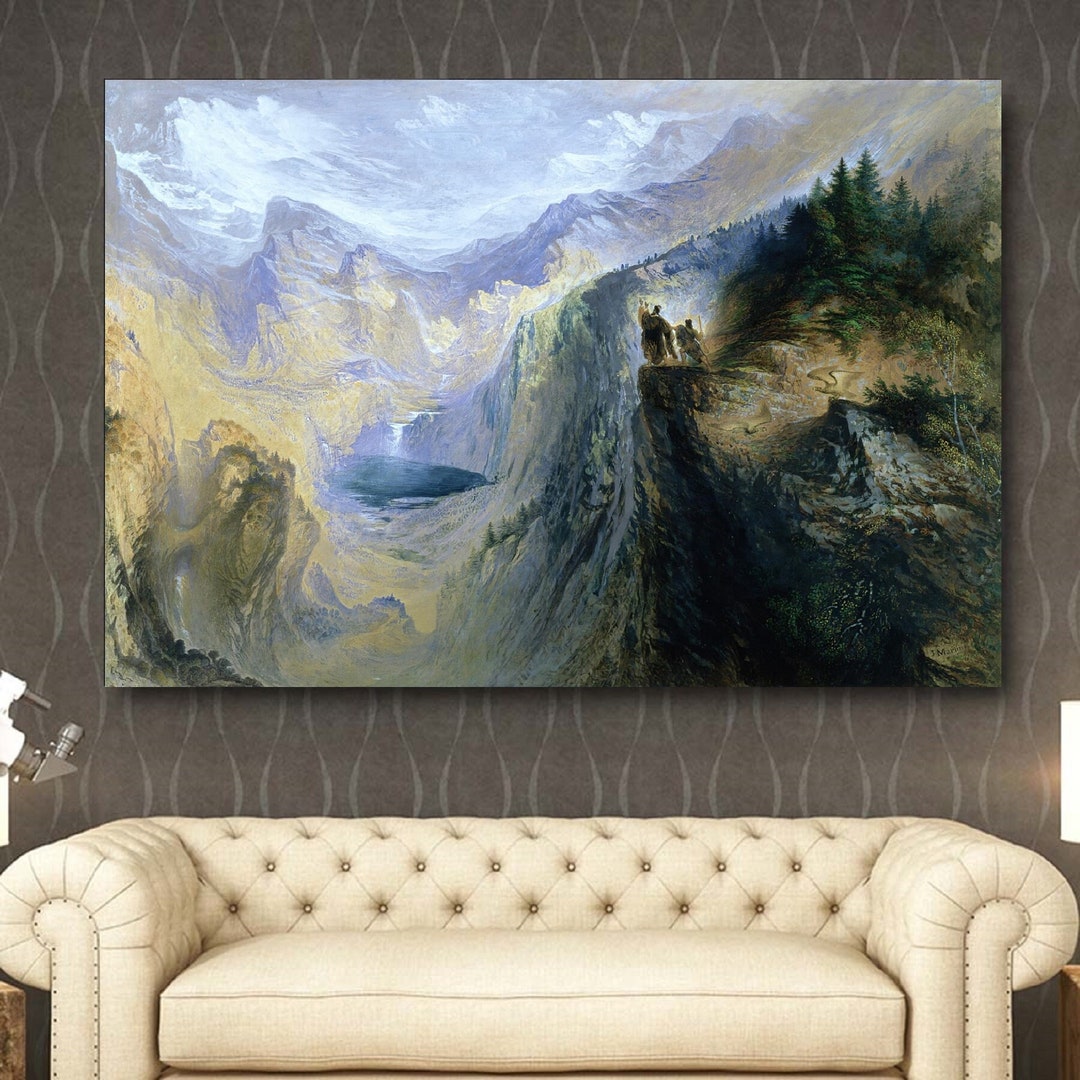 John Martin Canvas Wall Art John Martin Pandemonium, Louvre (1841 ...