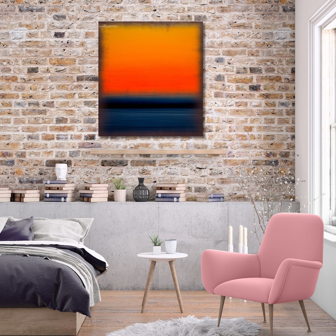 Rothko Abstract Wall Art, Painting on Canvas, Ready to Hang, Mark ...