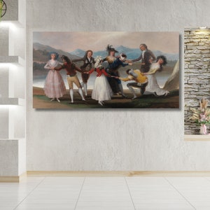 Francisco Goya Dance of the Majos at the Banks of Manzanares Canvas ...