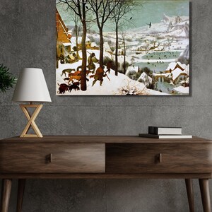 Pieter Bruegel the Elder the Hunters in the Snow 1565 Canvas Wall Art ...