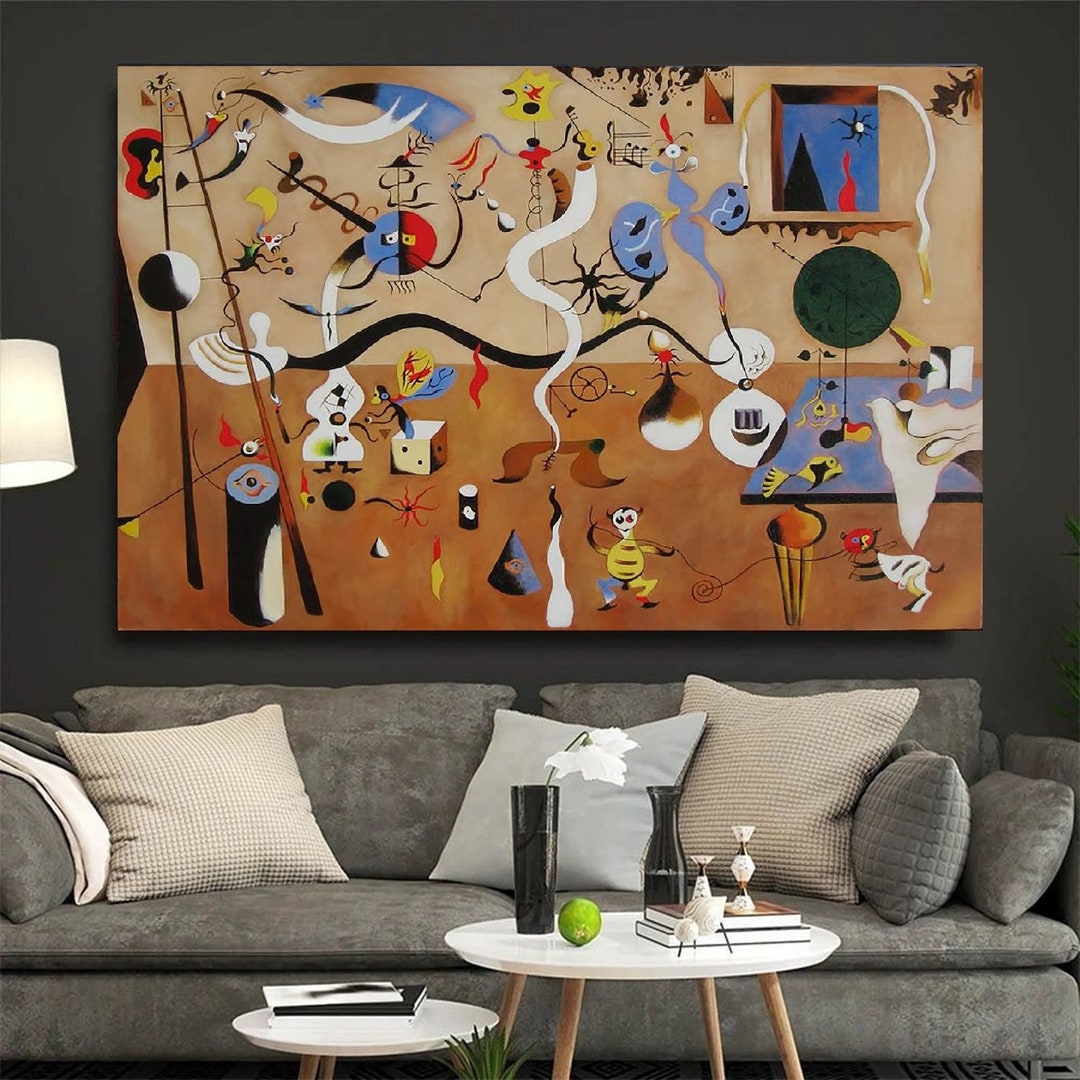 Joan Miro the Harlequin's Carnival Canvas Wall Art,abstact Canvas ...