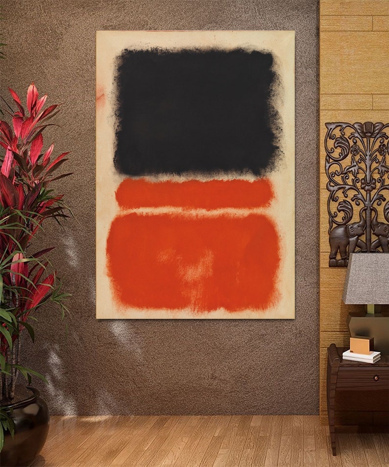 Mark Rothko Reproduction Blue Orange and Red Mark Rothko 1968 Mark ...