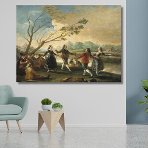 Francisco Goya Dance of the Majos at the Banks of Manzanares Canvas ...