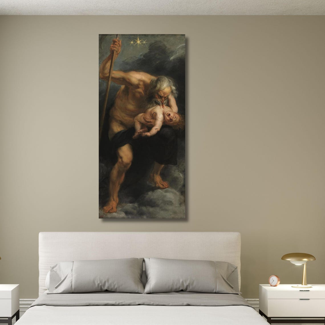 Saturn Devouring His Son by Peter Paul Rubens (1636) Canvas Decor Ready ...