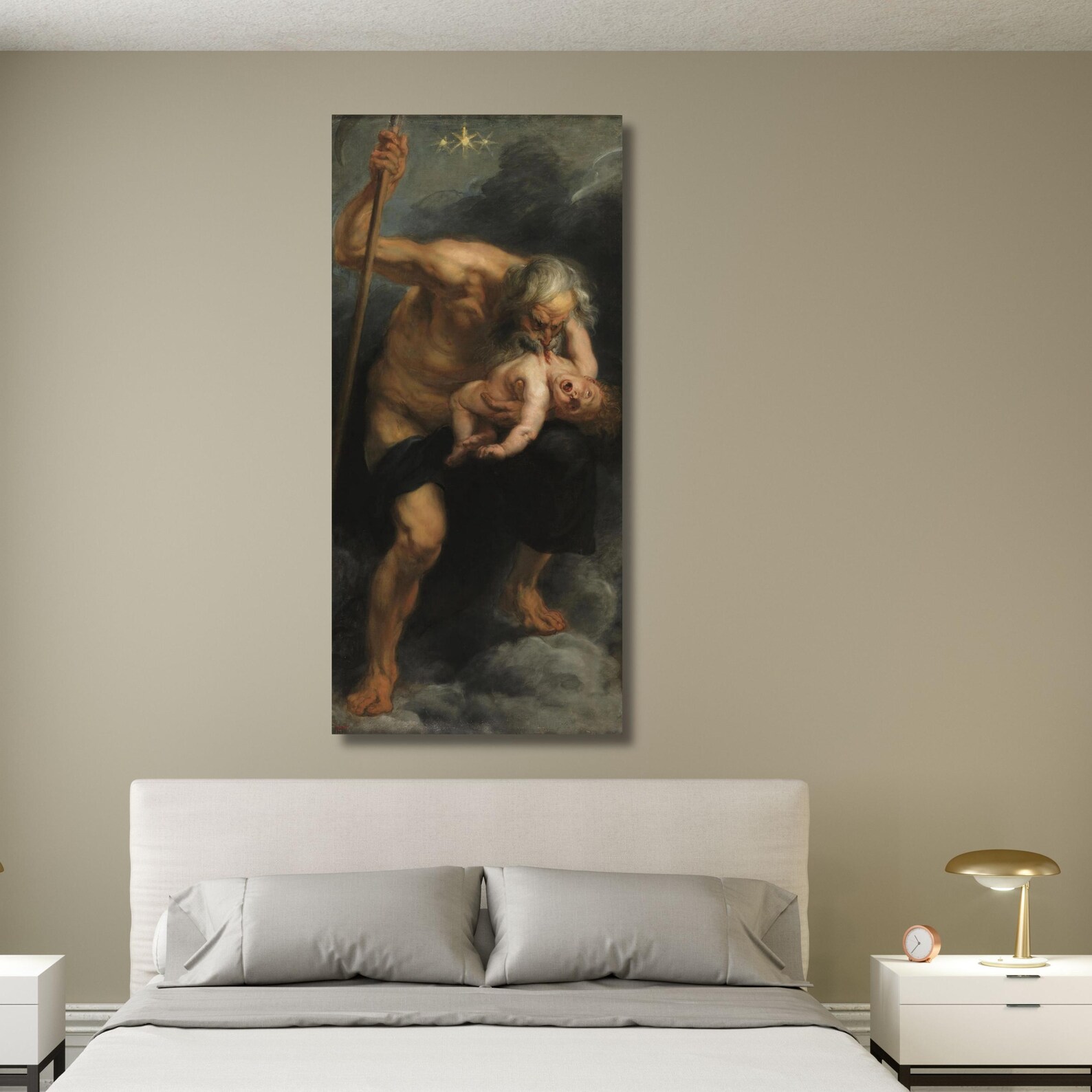 Saturn Devouring His Son by Peter Paul Rubens (1636) Canvas Decor Ready ...