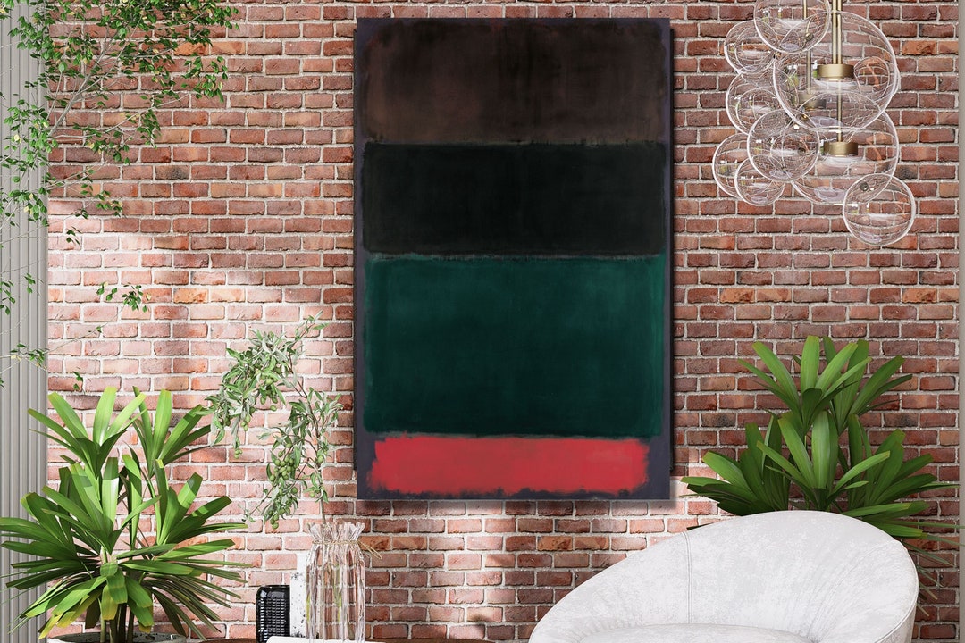 Rothko Reproduction Canvas Rothko Wall Artrothko Museum - Etsy