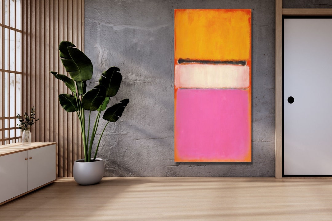 Mark Rothko White Center Canvas Wall Art, Rothko Wall Art,rothko ...