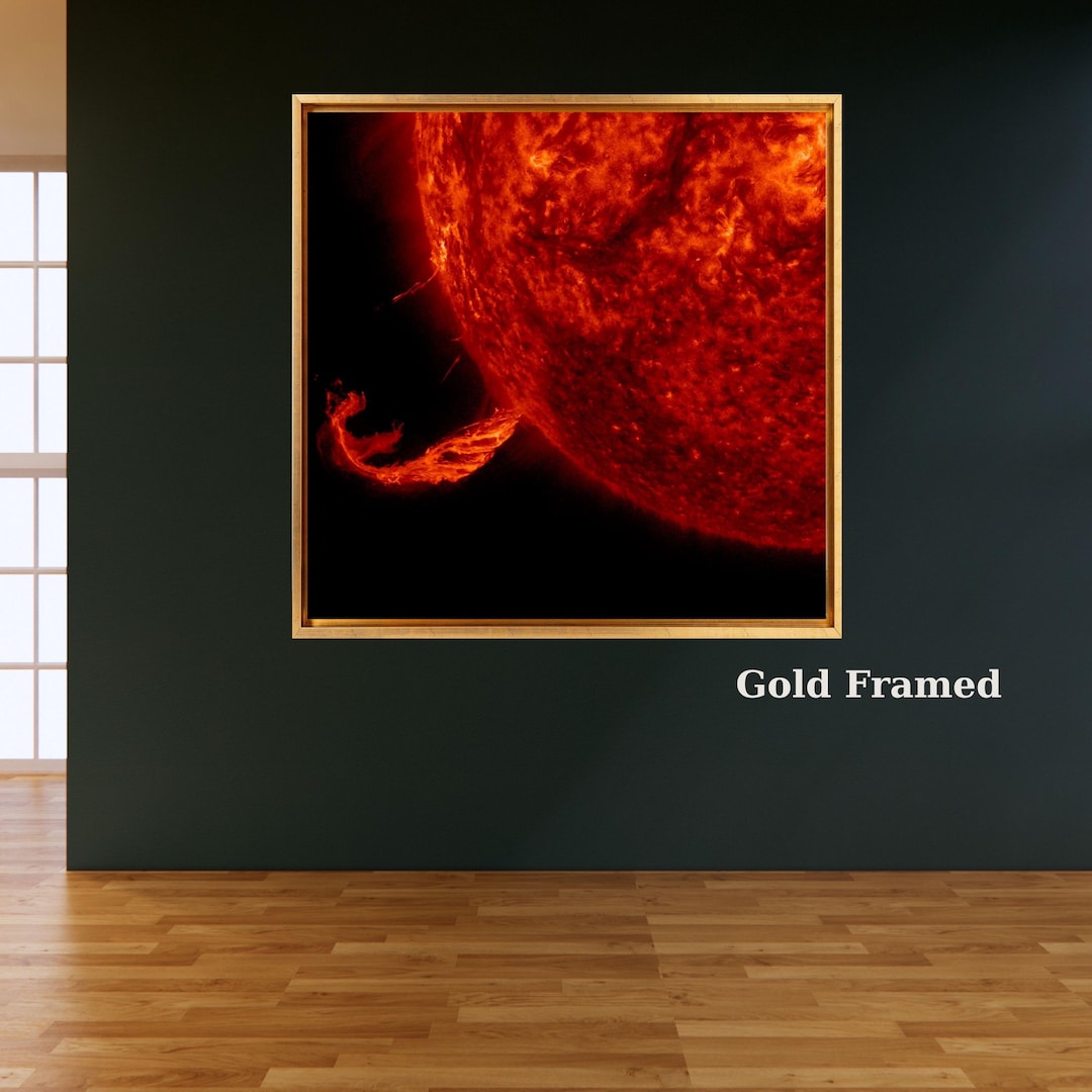 NASA Smiling Sun Canvas Wall Art, Sun Wall Art Sun Telescope First ...