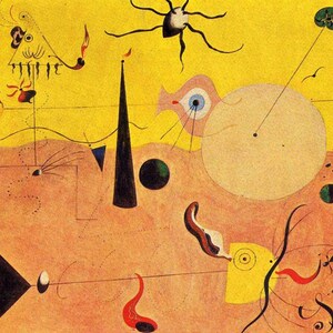 Joan Miro Catalan Landscape Canvas Wall Art, Miró 1924 Abstact Canvas ...