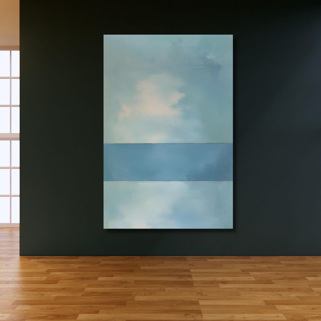 Rothko Extra Large Canvas Wall Art Blue Rothko Canvas Wall Art Abstract ...