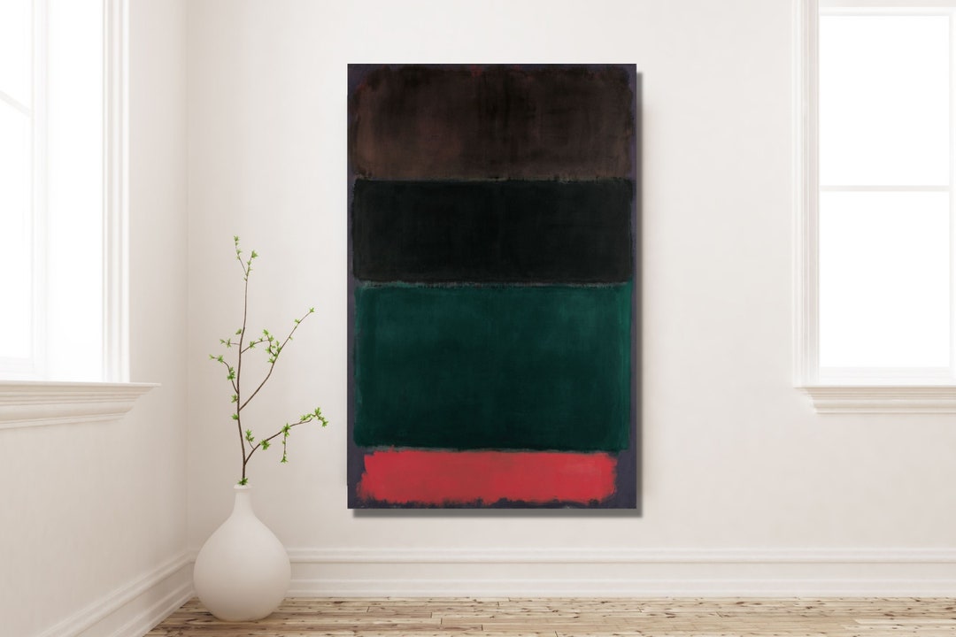 Rothko Reproduction Canvas Rothko Wall Art,rothko Museum Rothko Canvas ...