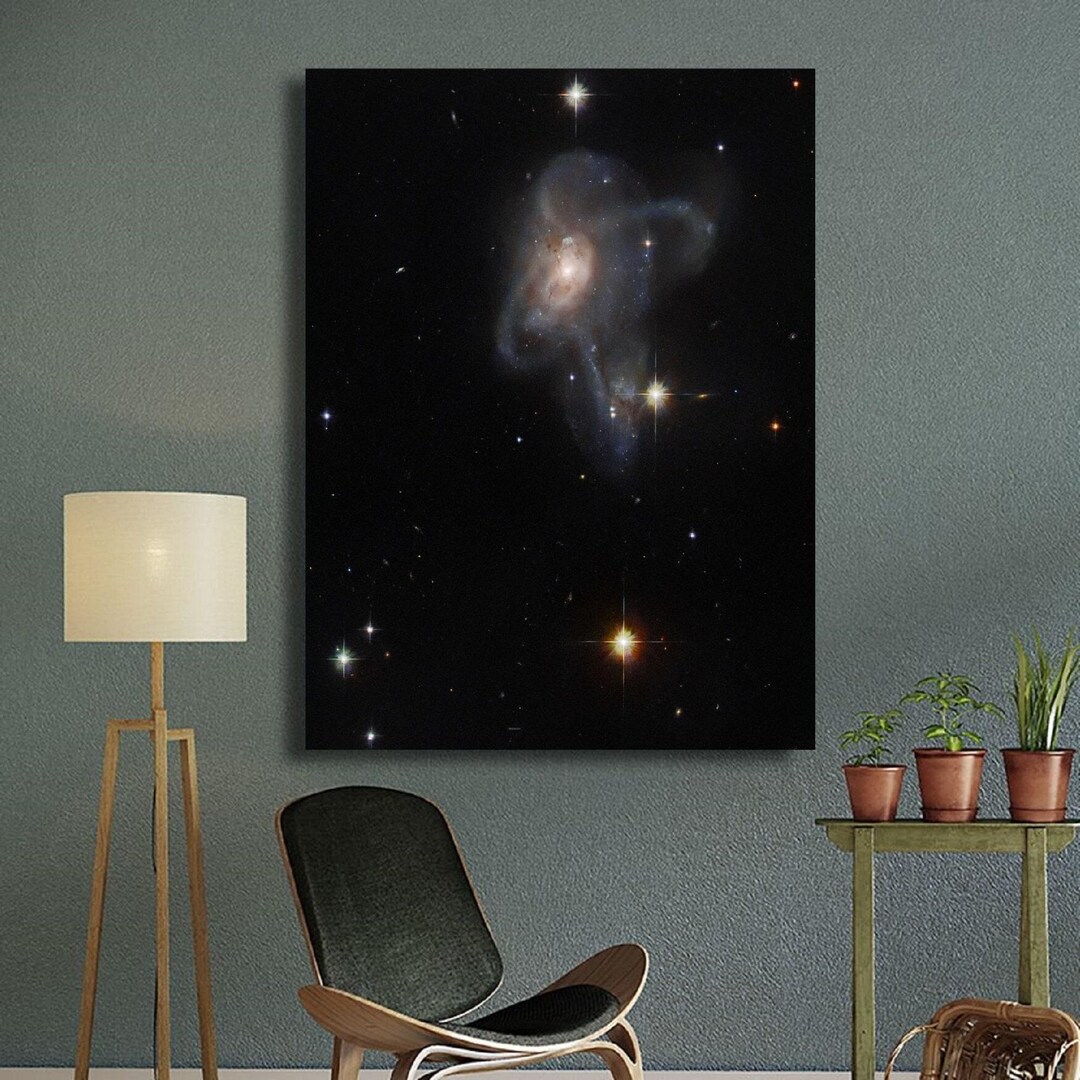 NASA Hubble Merging Galactic Gem Canvas&poster Art,space Prints Art ...