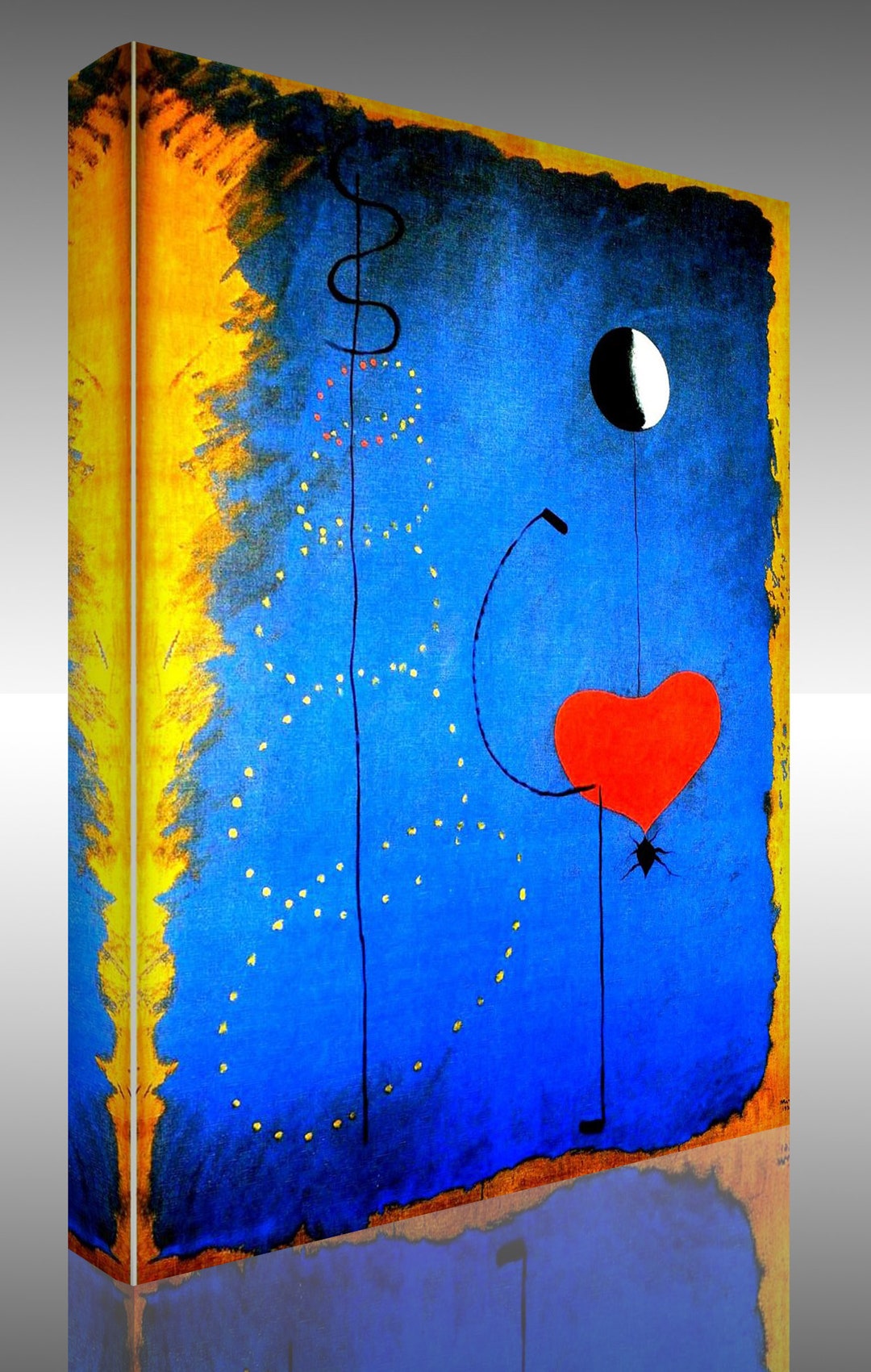 Joan Miro Exhibition 1925 by Poster,dancer Canvas Wall Print,joan Miro ...