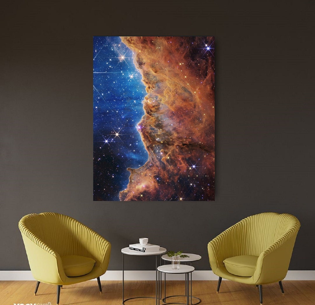 James Webb NASA Space Telescope Carina Nebula,space Prints Art Galaxy ...