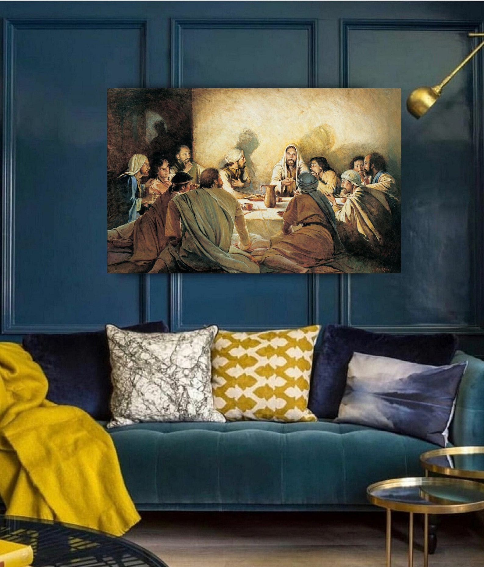 Last Supper Canvas Wall Art Last Supper Wall Last Supper Wall - Etsy