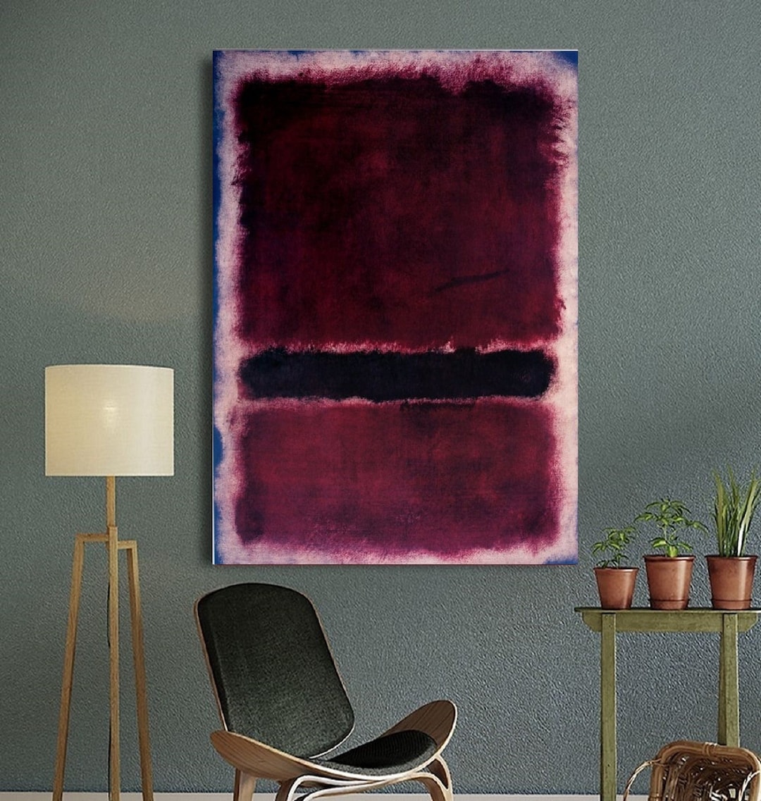 Mark Rothko Poster Rothko Wall Art Rothko Reproduction 1961 Mark Rothko ...