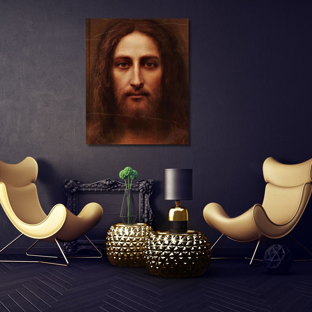Real Face of Jesus Christ Canvas Wall Art Jesus Art Poster,jesus Print ...