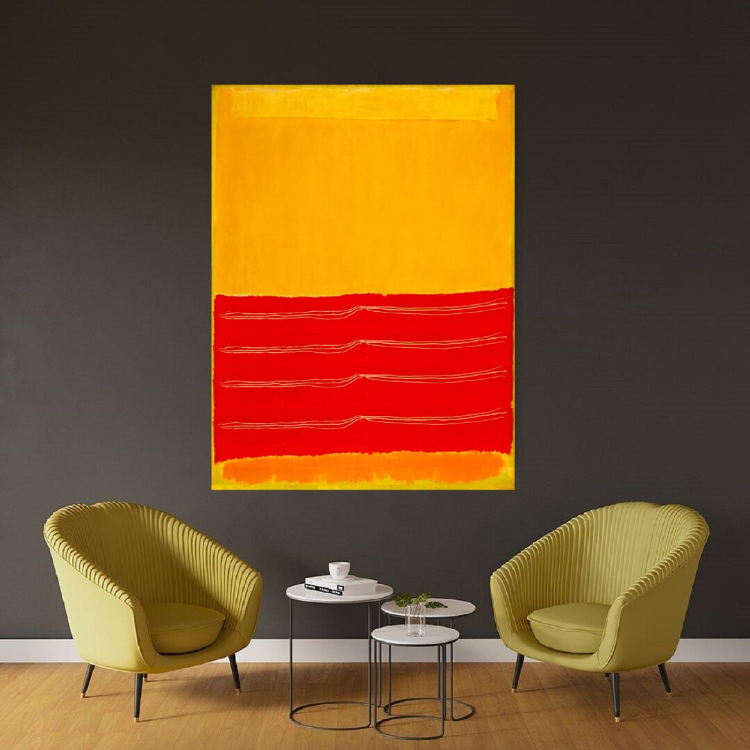 Mark Rothko Poster Mark Rothko Style Abstract Rothko Wall Art Rothko ...