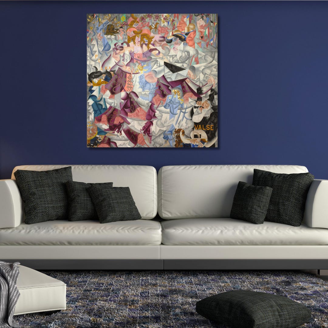 Gino Severini Dynamic Hieroglyphic of the Bal Tabarin Canvas Wall Art ...