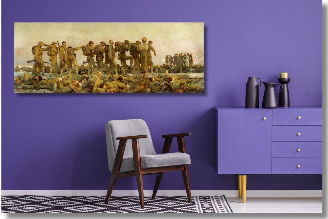 John Singer Sargent Gassed (1919) Canvas Wall Art John Singer Sargent ...