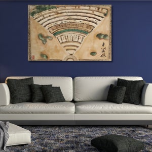 Sandro Botticelli the Map of Hell Dante the Divine Comedy Style Canvas ...