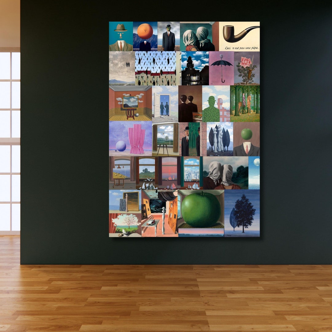René Magritte Canvas Wall Art Magritte Empire Collection Magritte ...