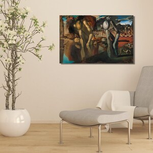 Salvador Dalí Metamorphosis of Narcissus 1937 Canvas Gallery Exhibition ...