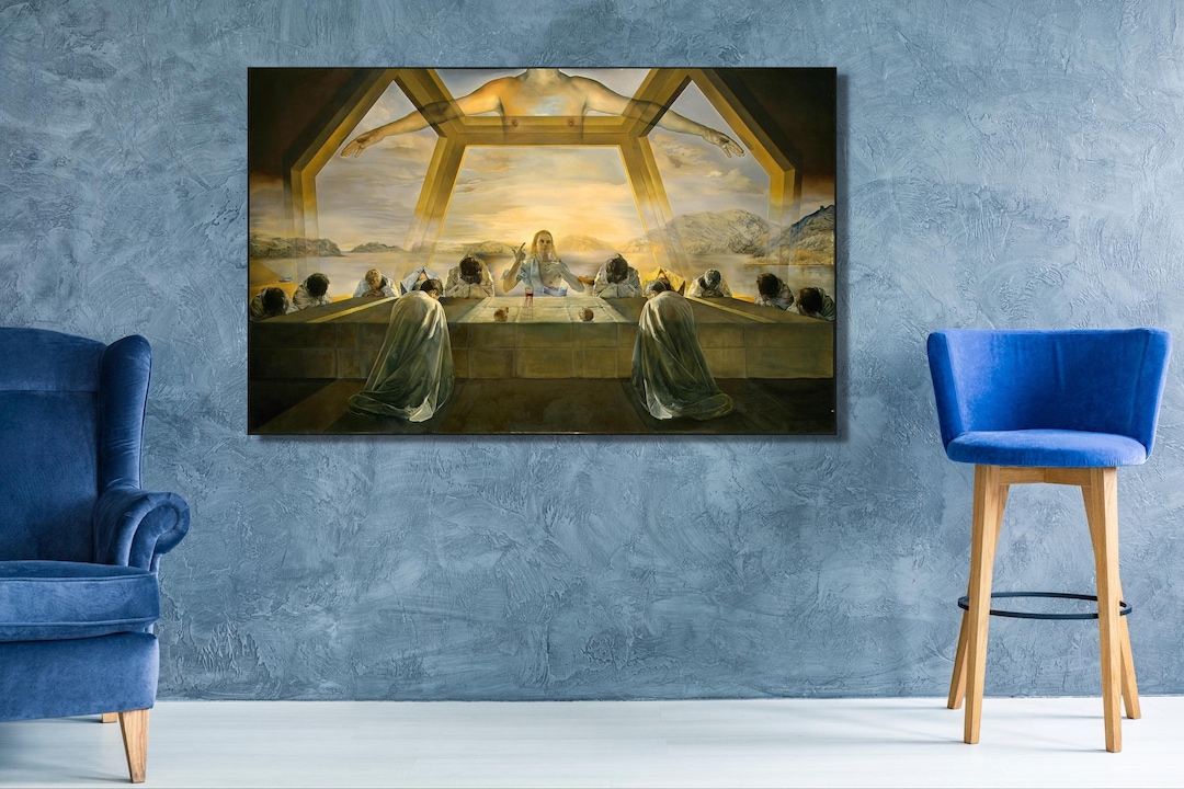 Salvador Dali Exhibition Canvas Wall Art L'ultima Cena Fine Art Print ...