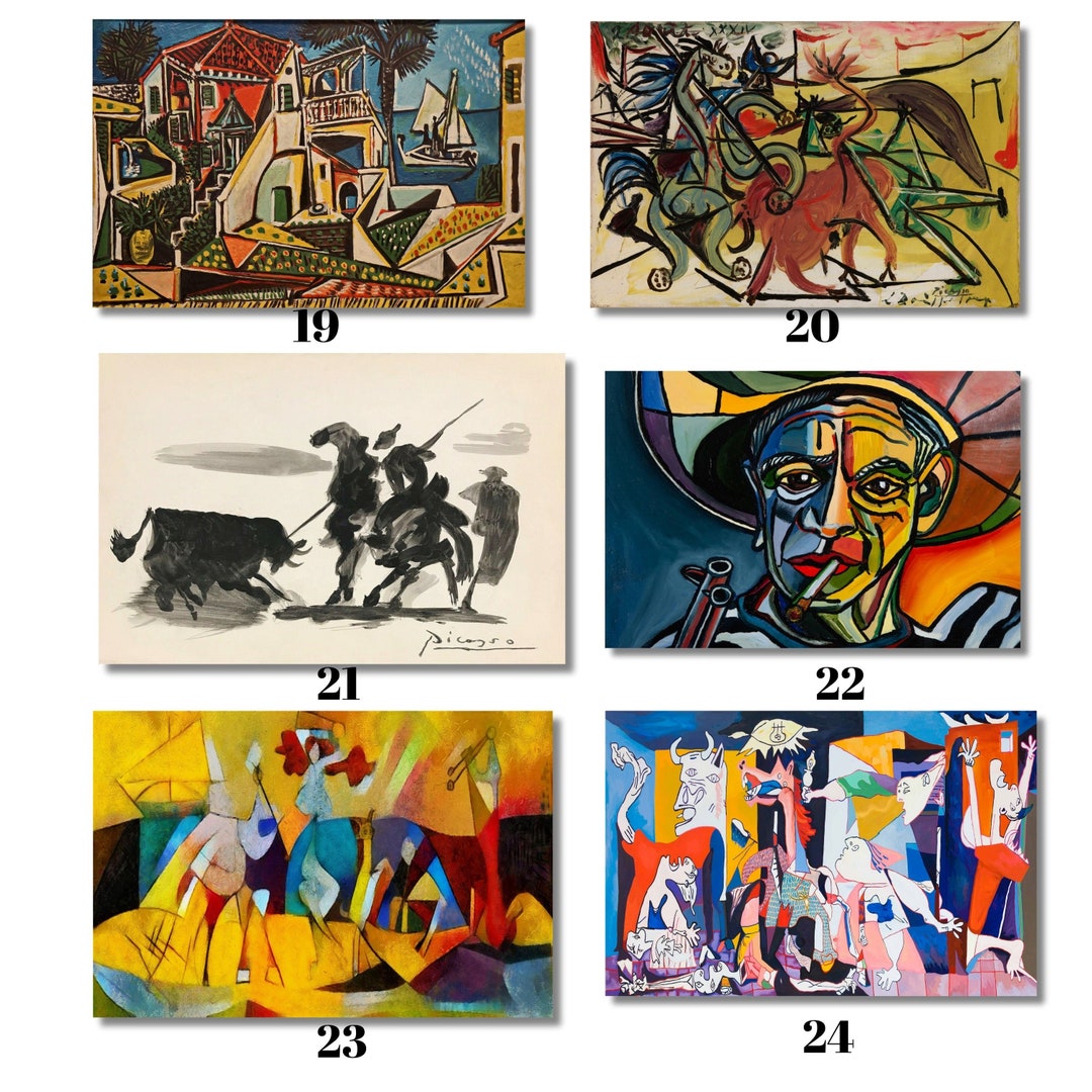 Set of 3 Pablo Picassoo Reproduction Canvas Wall Art Print,modern Wall ...