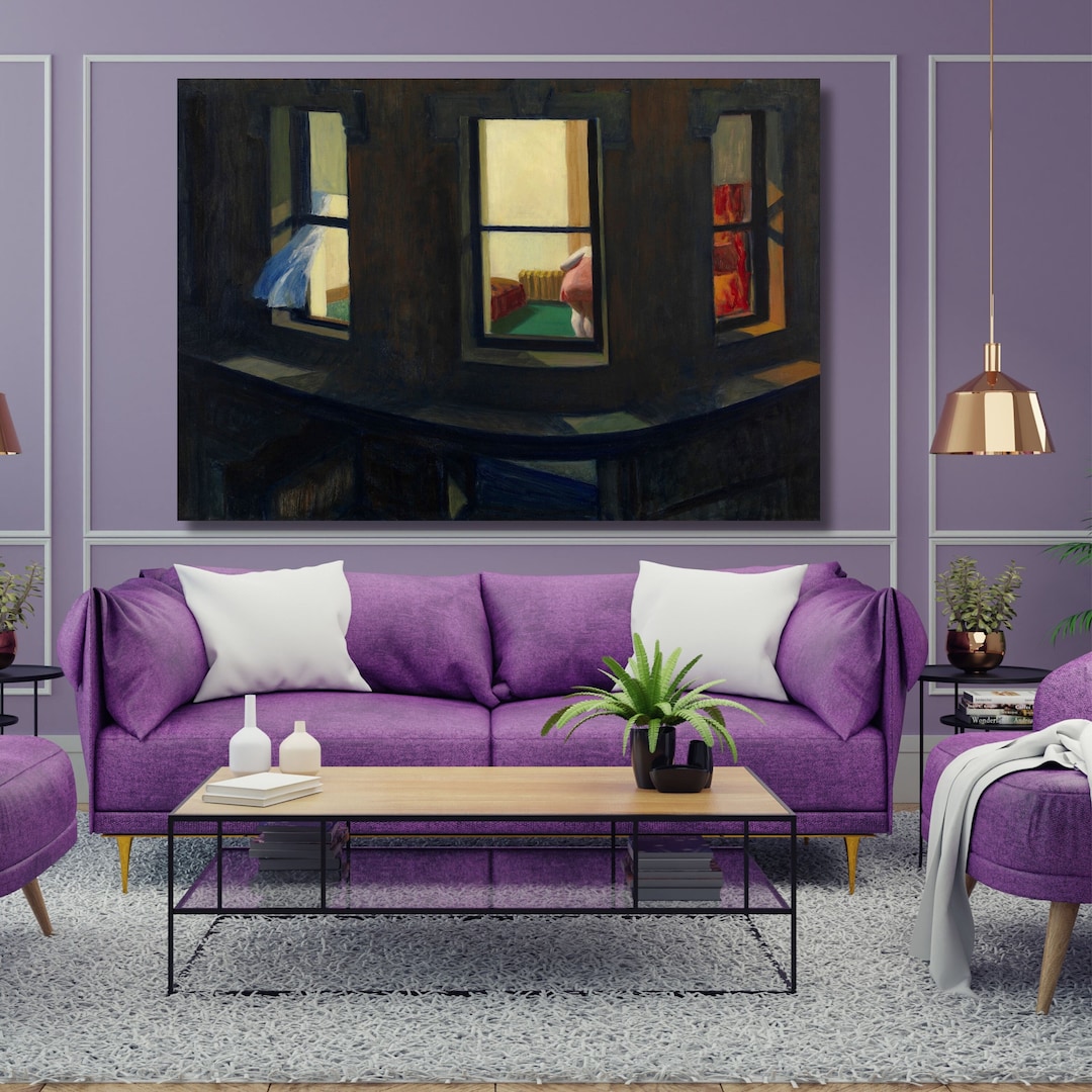 Night Windows by Edward Hopper Canvas Wall Art Edward Hopper ...