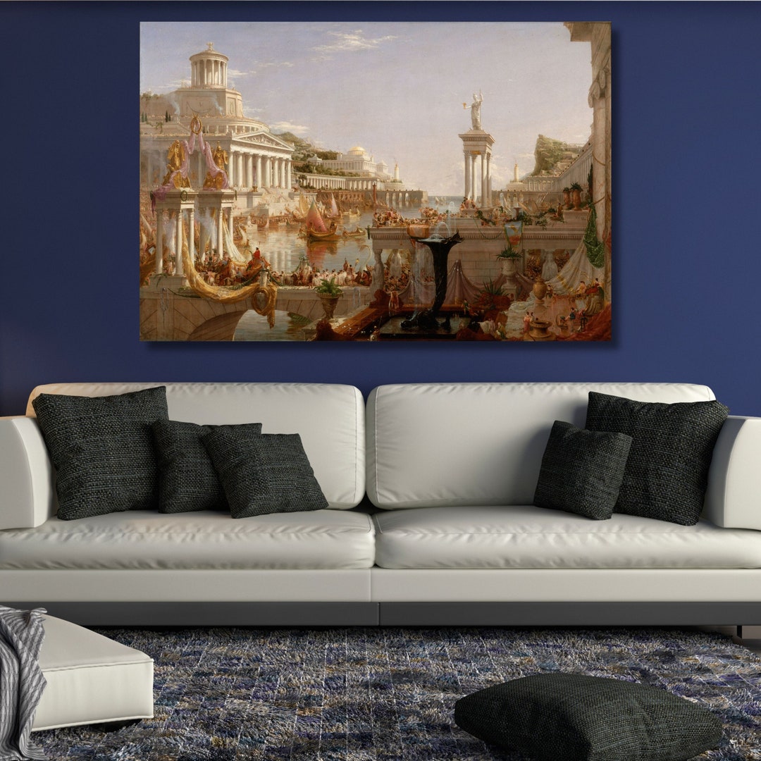 Cole Thomas the Consummation the Course of the Empire 1836 Canvas Wall ...