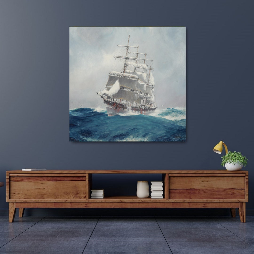John Jack Charles Spurling Canvas Wall Art Sailing Ships Reproduction ...