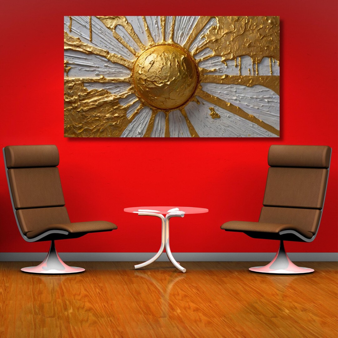 The Sun Canvas Wall Art the Sun Gift Sun Print, Sun Poster, Sun ...