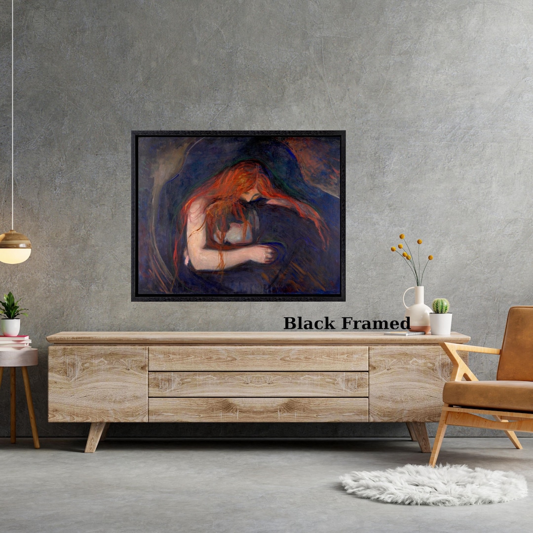 Love and Pain by Edvard Munch Canvas Wall Art Gallery Edvard Munch ...