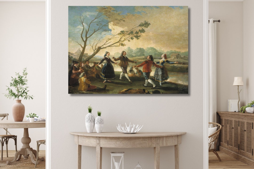 Francisco Goya Dance of the Majos at the Banks of Manzanares Canvas ...