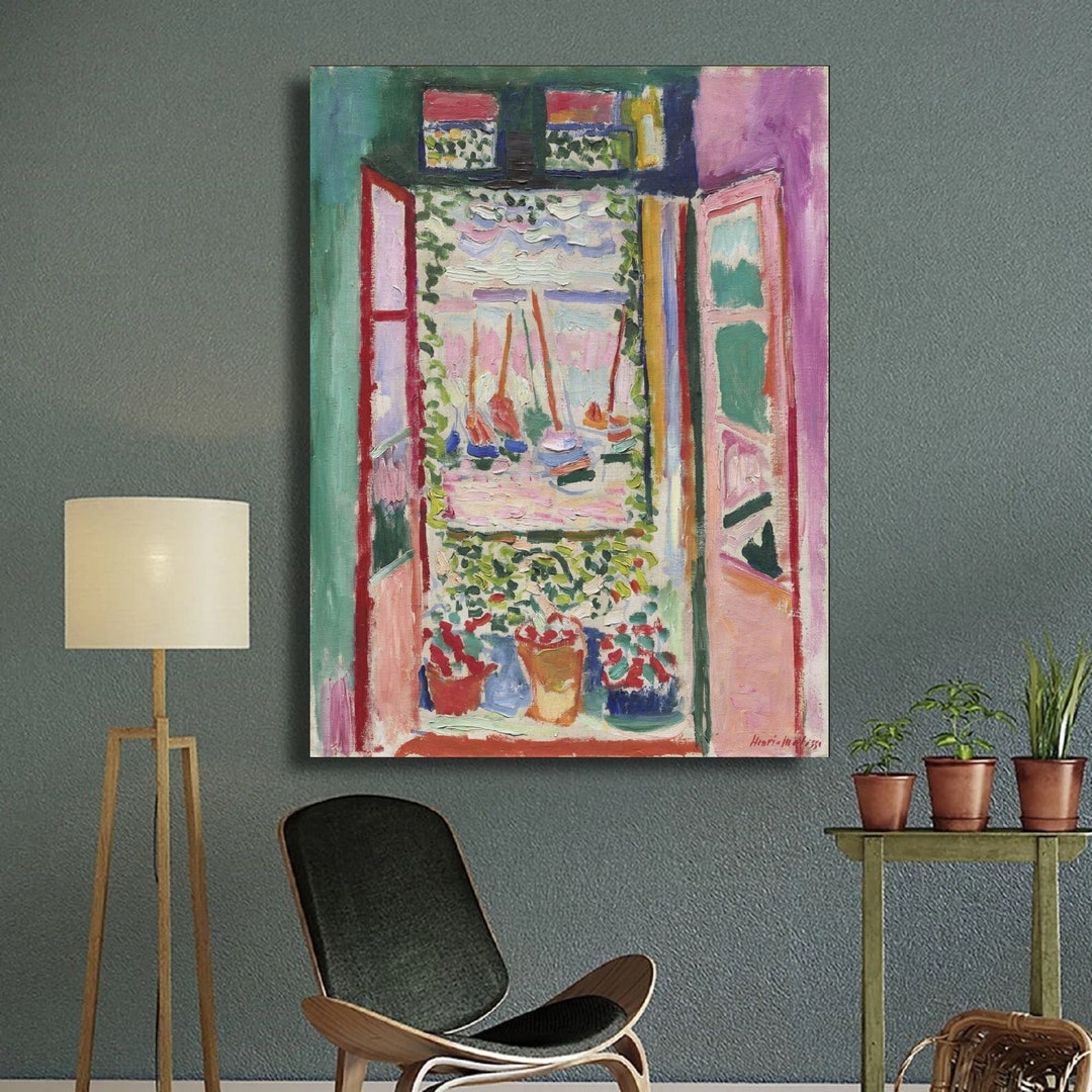 Henri Matisse the Open Window Canvas Wall Art Henri Matisse Wall Art ...