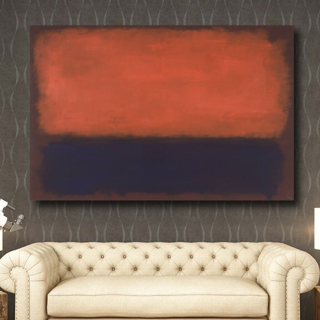 Mark Rothko Exhibition Poster,rothko Reproduction,no:14 Rothko Wall Art ...