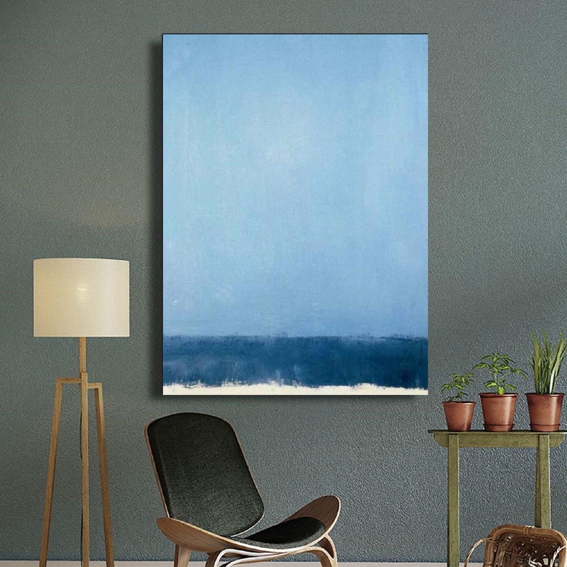 Mark Rothko,rothko Wall Art,rothko Reproduction,blue and White Mark ...