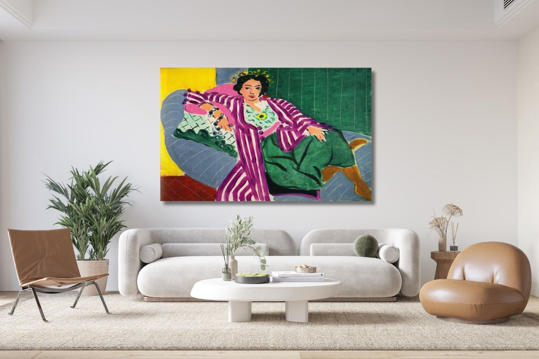 Matisse the Reclining Woman Canvas Wall Art Henri Matisse Modern Wall ...