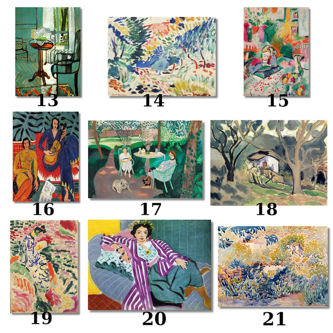 Henri Matisse Canvas Wall Art,modern Wall Art,henri Matisse Print ...