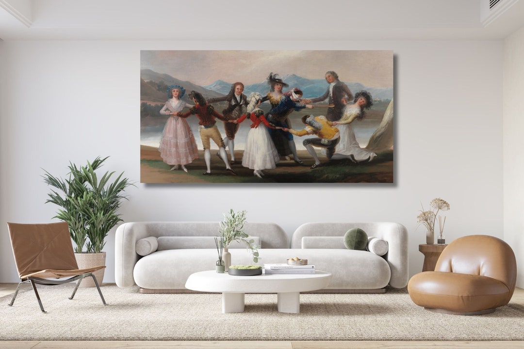Francisco Goya Dance of the Majos at the Banks of Manzanares Canvas ...