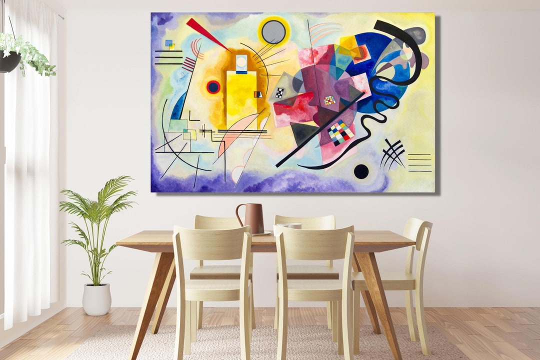 Wassily Kandinsky Yellow Red Blue (1925) Canvas Gallery Exhibition ...
