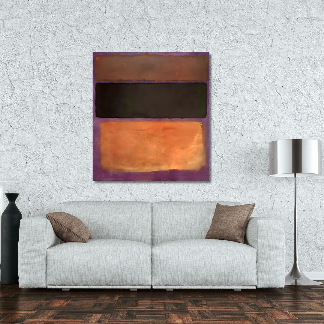 Mark Rothko No 10 Canvas Wall Art Rothko Wall Art Rothko Reproduction ...